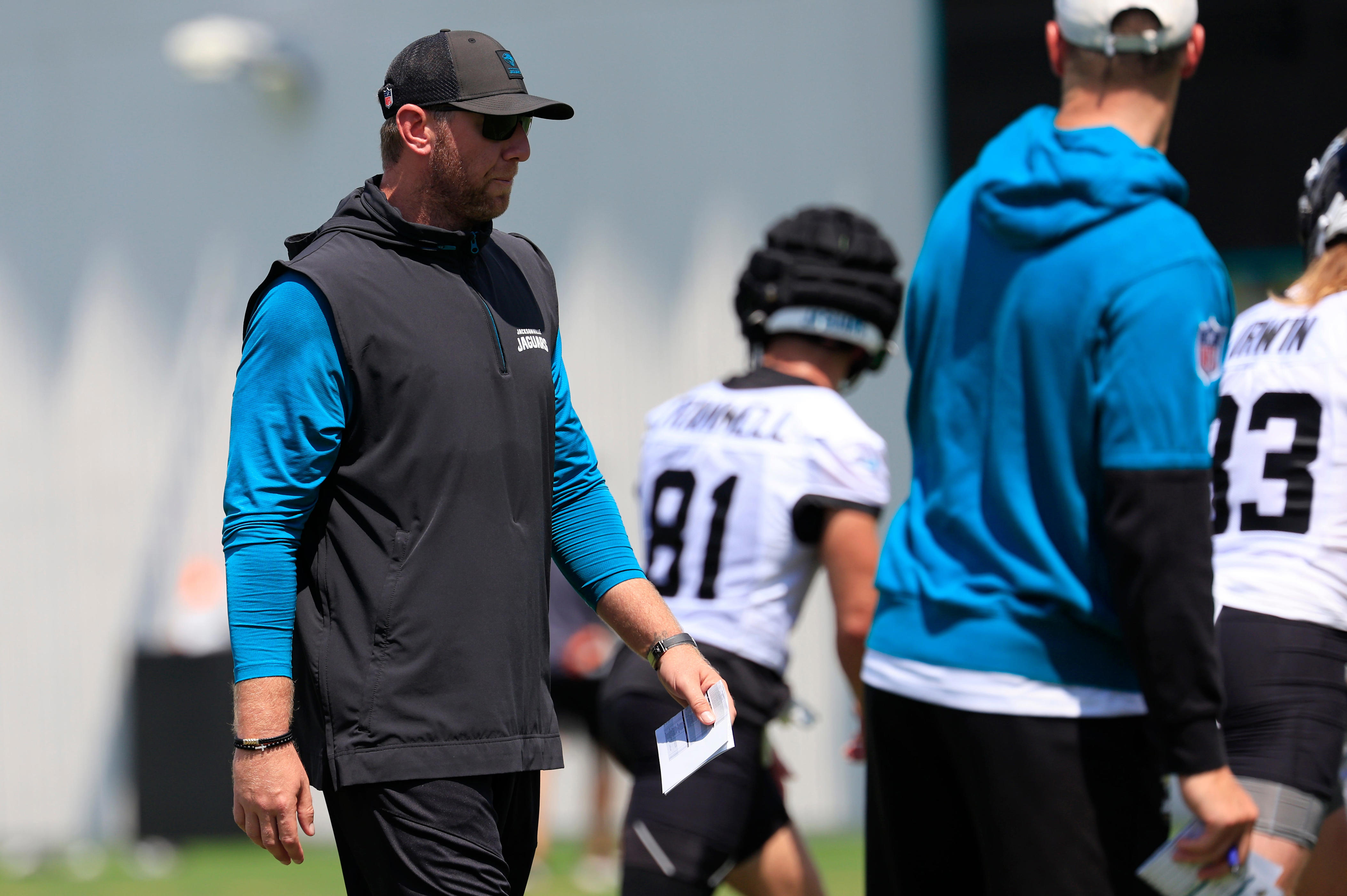 Jaguars' Liam Coen misses Wednesday's practice with an illness