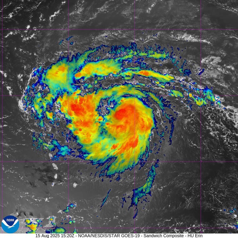 Hurricane Erin path: Spaghetti models, tracker. Will Category 5 storm ...