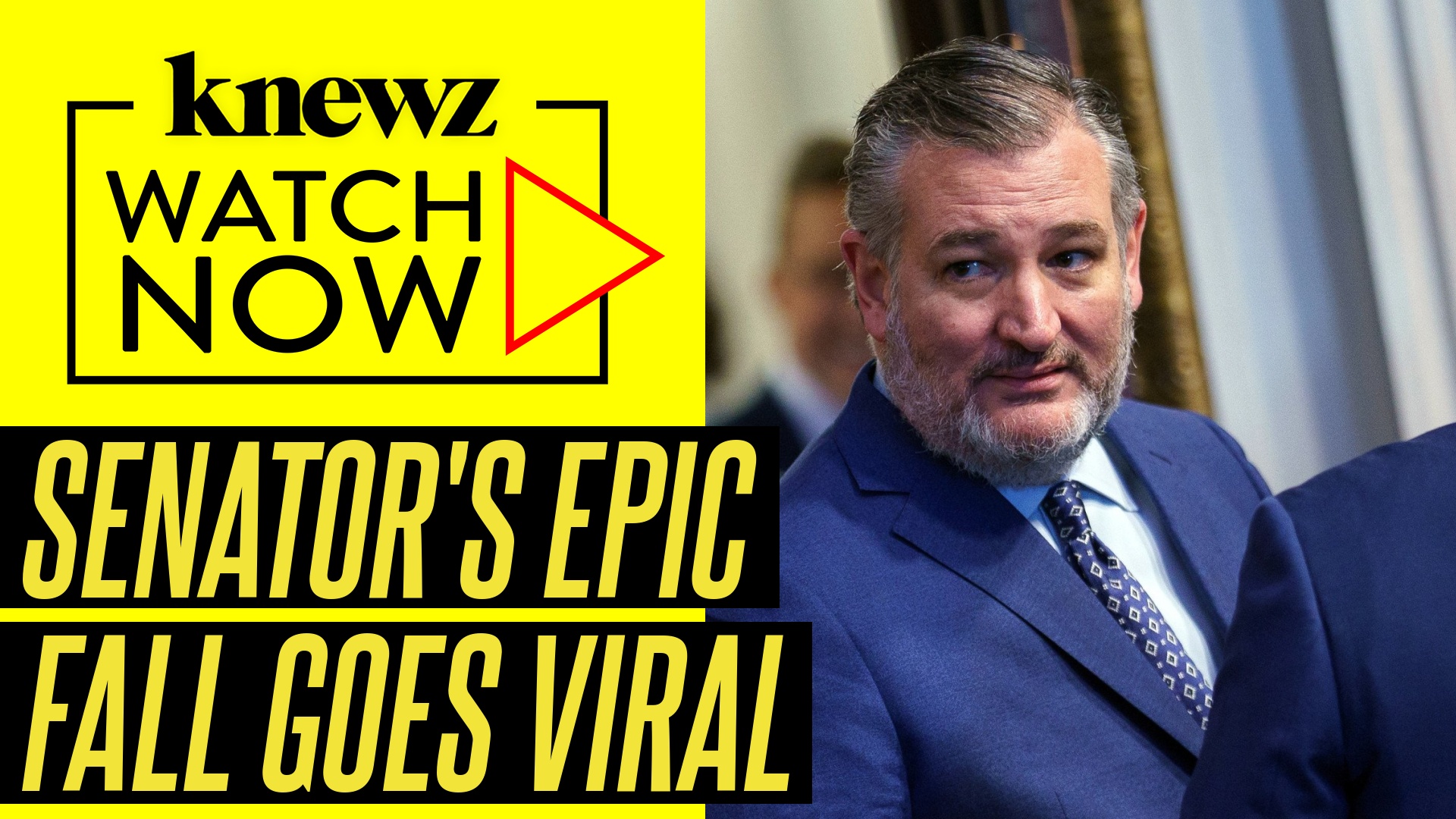 Democratic Senator dramatically falls on Senate floor