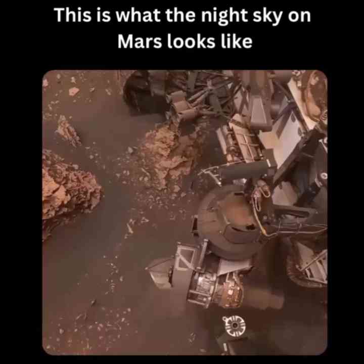 This Is What The Night Sky Looks Like From Mars