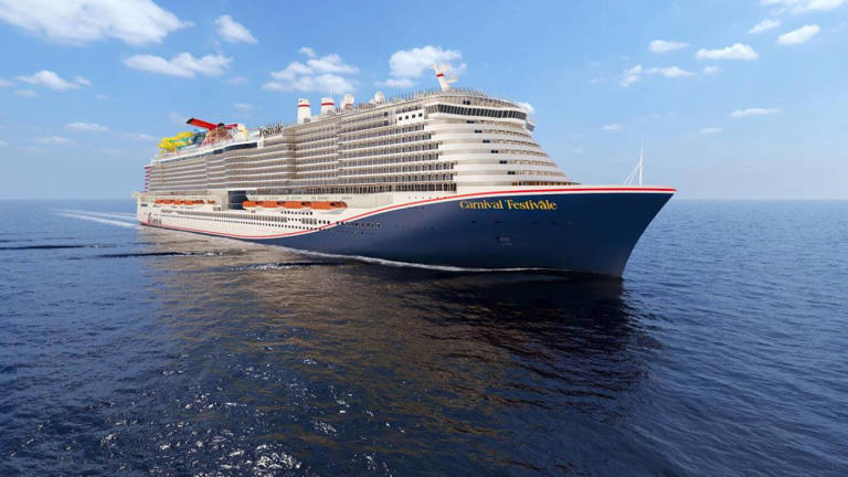 New Carnival Cruise Line ship will sail to an energetic beat