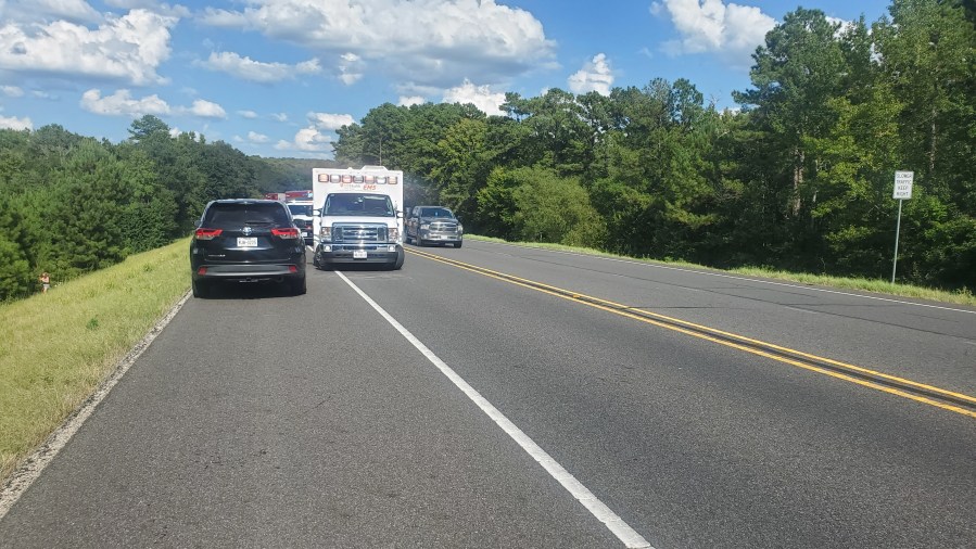 2 injured after vehicle crashes into trees on Highway 31