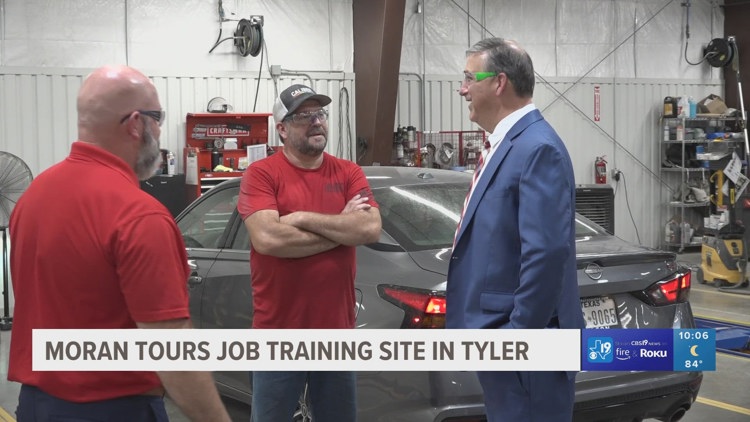 Congressman Moran visits East Texas to highlight workforce training program