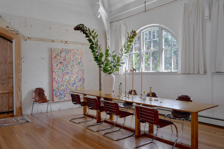 How Two Rhode Island Artists Made a Home in This 19th Century Voting Hall