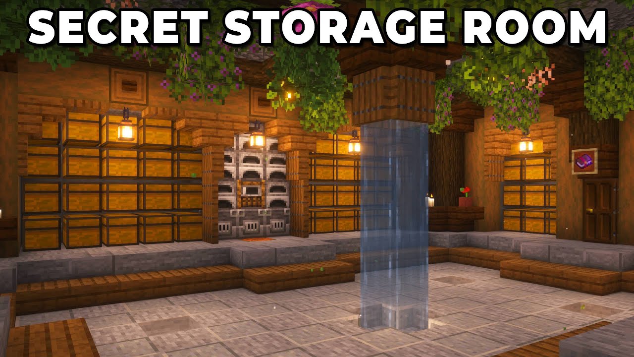 Secret Underground Storage Room in Minecraft