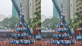 This Mumbai Dahi Handi Team Once Created Guinness World Record With 50 ...