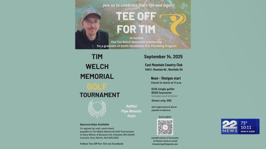 Golf tournament honors Tim Welch, helps local student fund