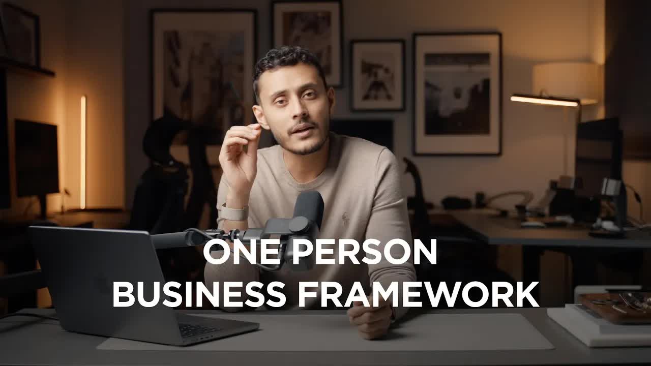 The one person business framework - Turn yourself into a money making asset