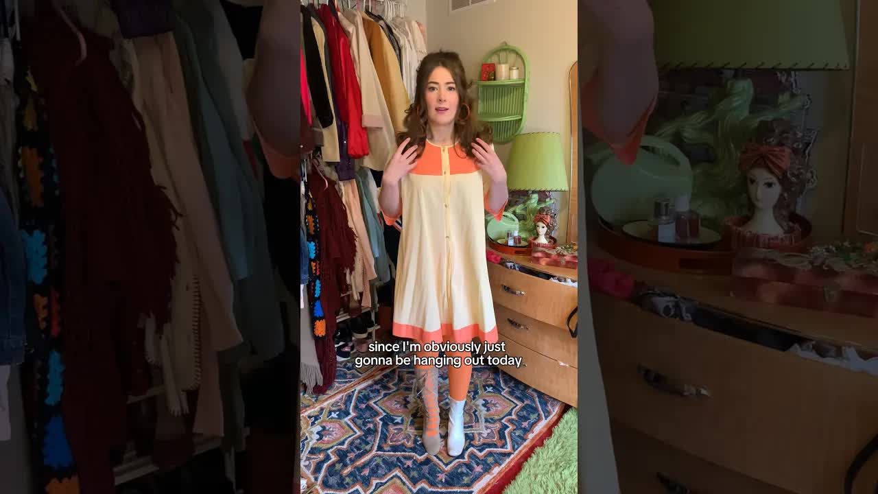 styling a 1960s vintage nightgown