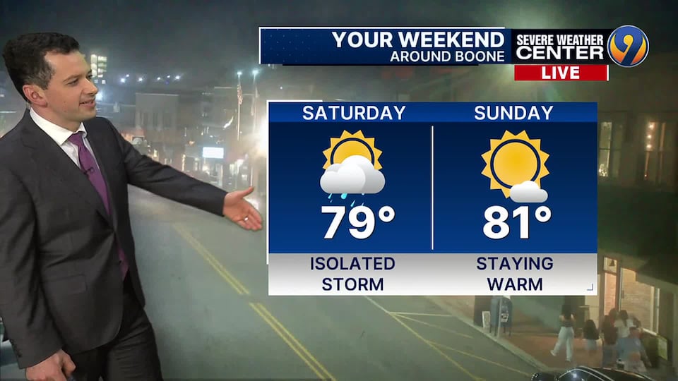 Friday night's forecast with Meteorologist Joe Puma