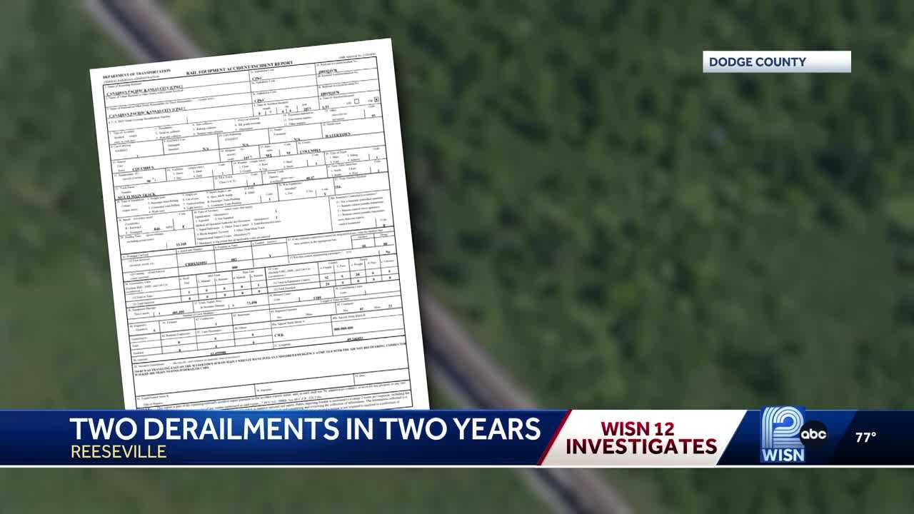 Dodge Co. train derailment at same spot where track alignment cited as ...