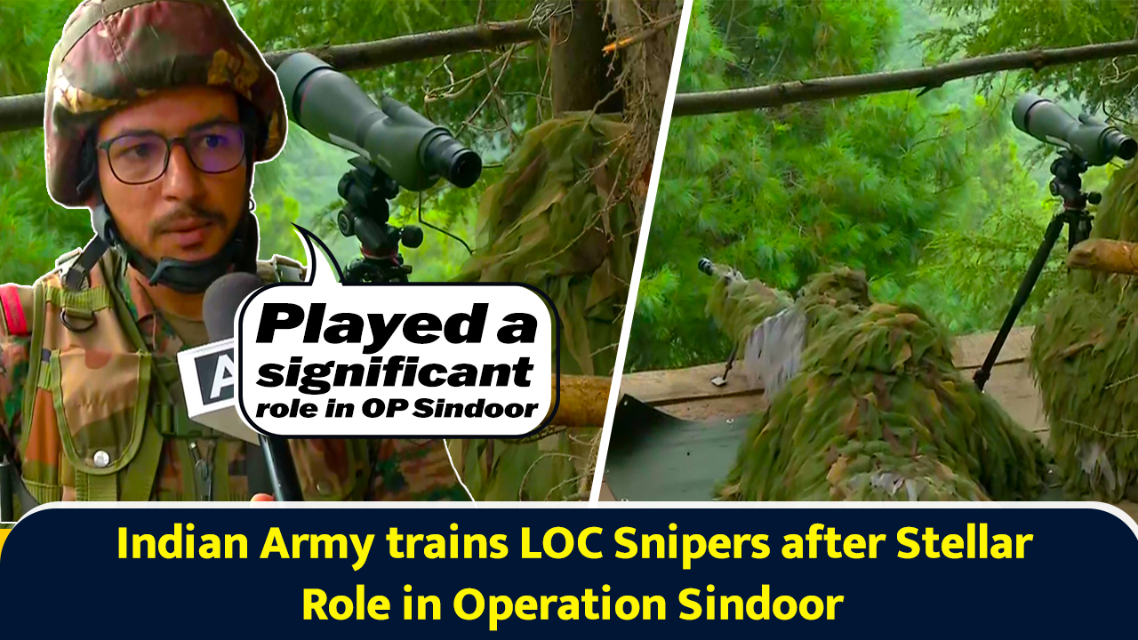 Indian Army trains LOC Snipers after Stellar Role in Operation Sindoor