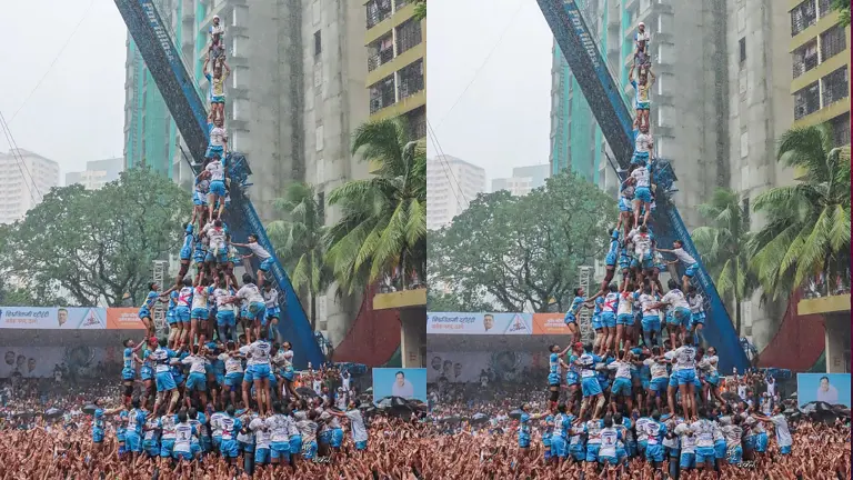 This Mumbai Dahi Handi Team Once Created Guinness World Record With 50 ...