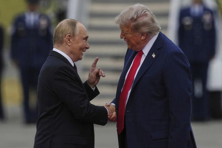 Trump and Putin's Alaska Summit in photos