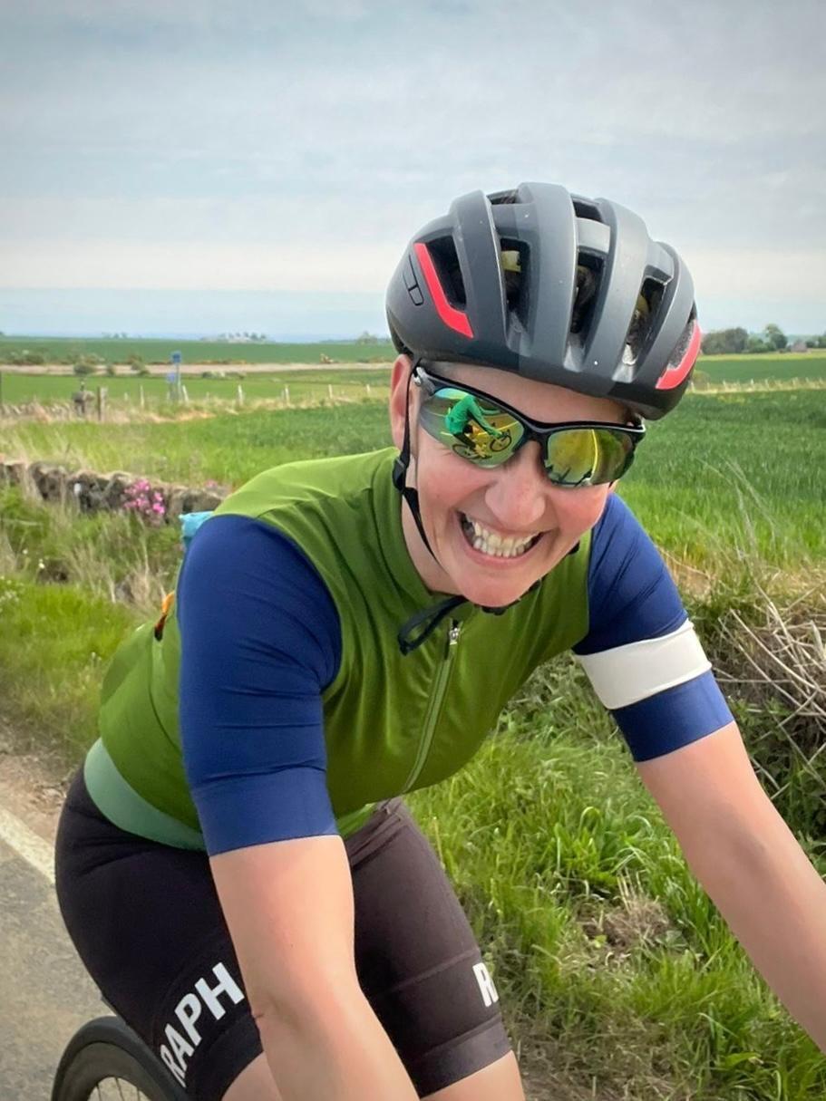 Fife woman takes on two cycling challenges in aid of Maggie's