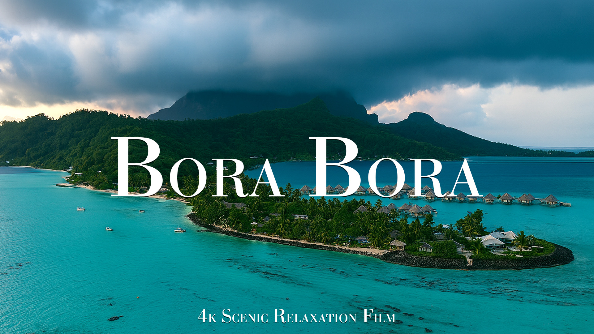 A Quiet Look at Bora Bora Sunsets – 4K Drone Views