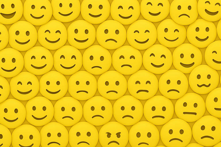 Optical illusion: Only 1 in 10 people can spot the angry face emoji in ...