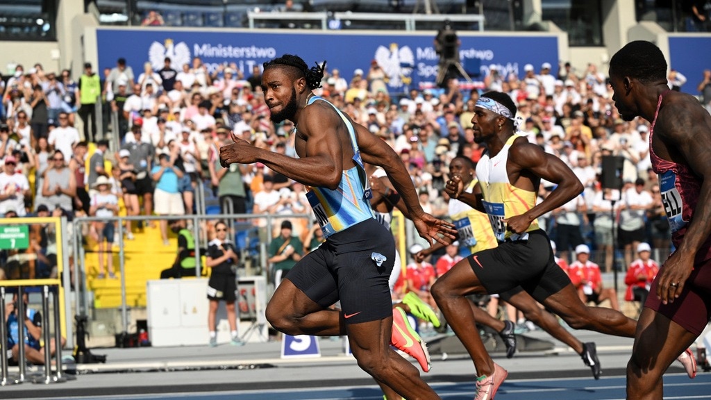 Kishane Thompson beats Olympic champ Noah Lyles in Silesia Diamond League