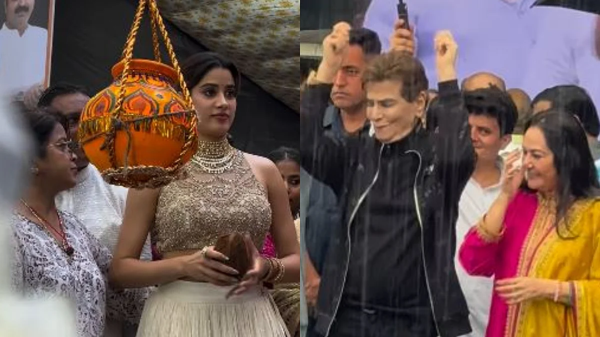 Dahi Handi 2025: Janhvi Kapoor Breaks A Matki, Jeetendra-Jaya Prada ...