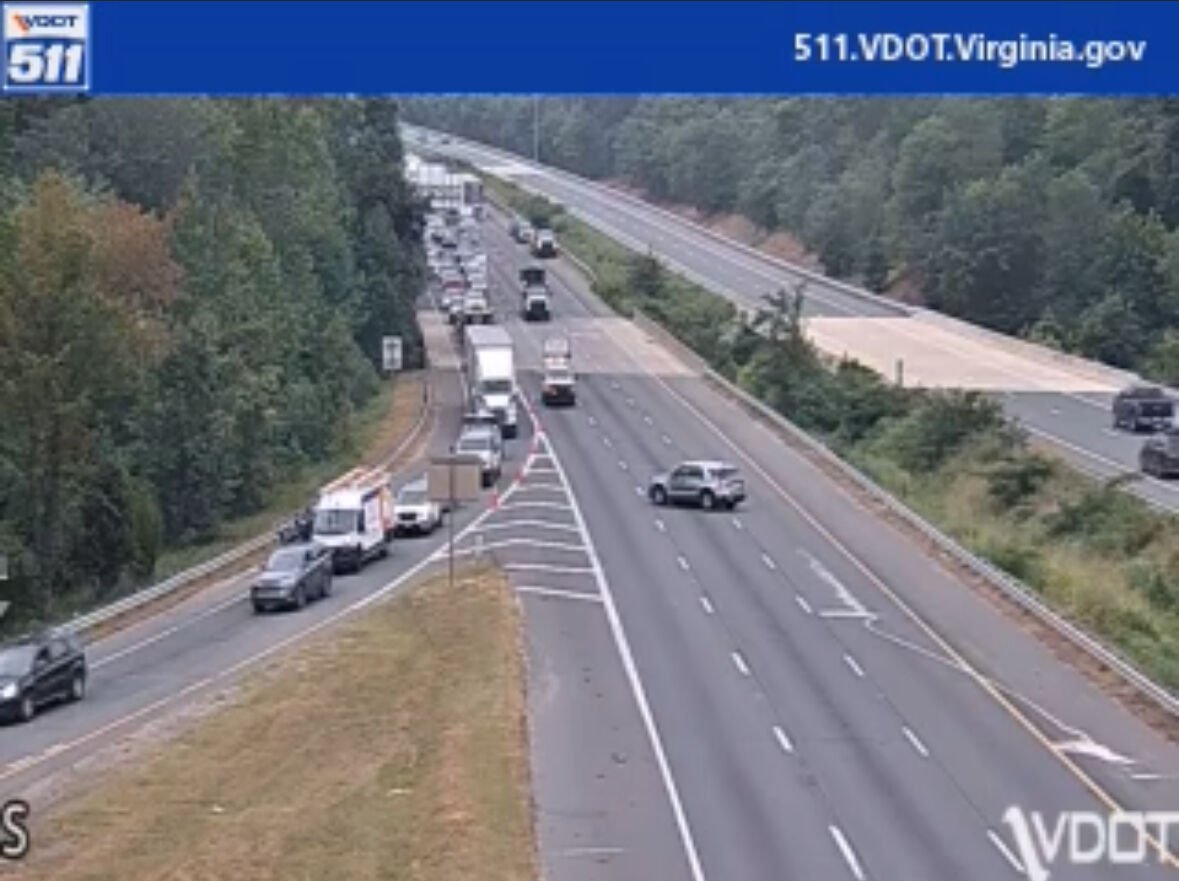 Crash near Quantico closes northbound I-95 for hours