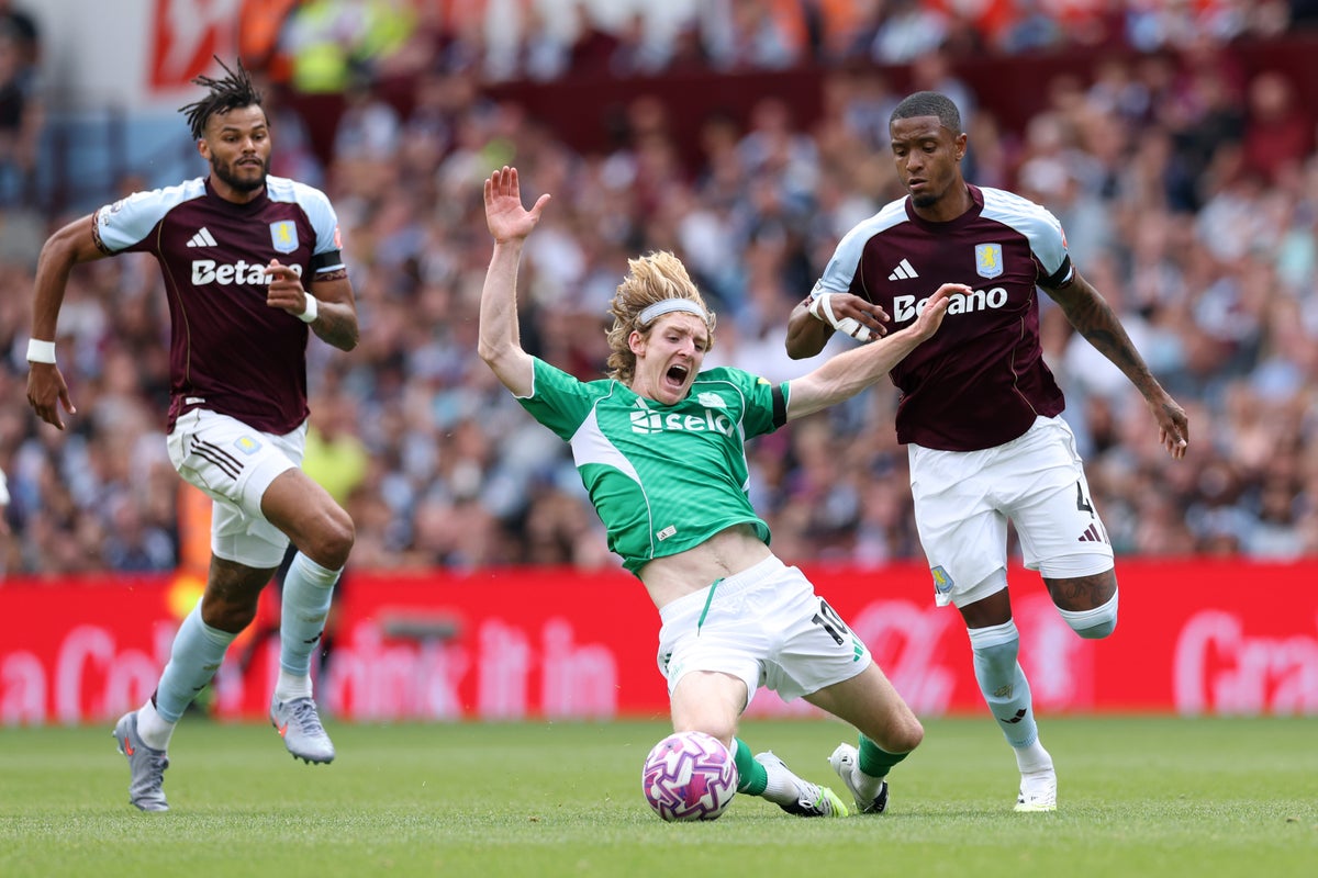 Aston Villa vs Newcastle live: Hosts cling on for a point after Ezri ...