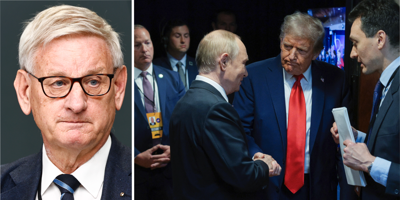 Bildt: Trump framstår som svag, svajande och osäker
