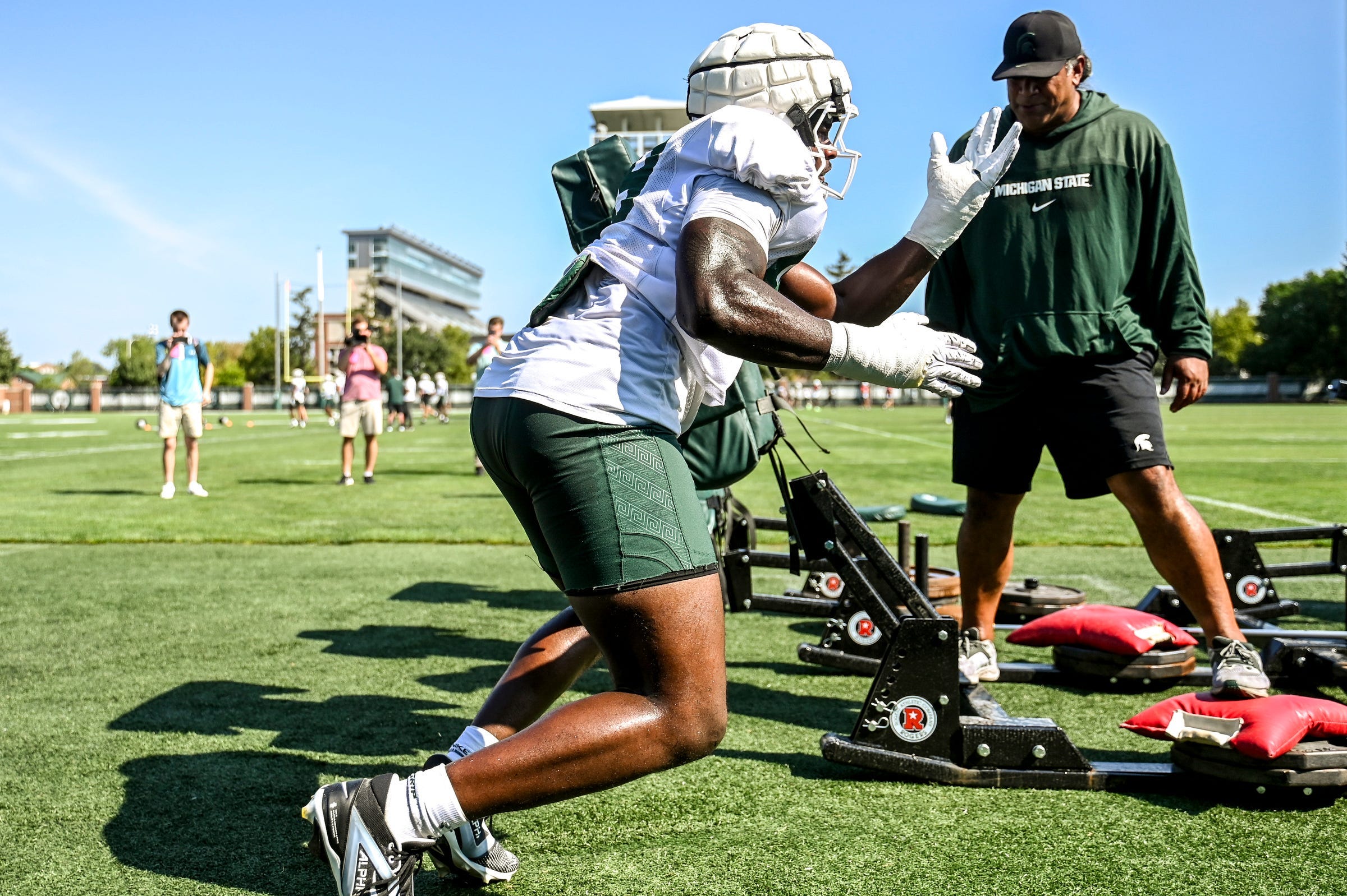 Michigan State DL and captain Quindarius Dunnigan talks start of year ...
