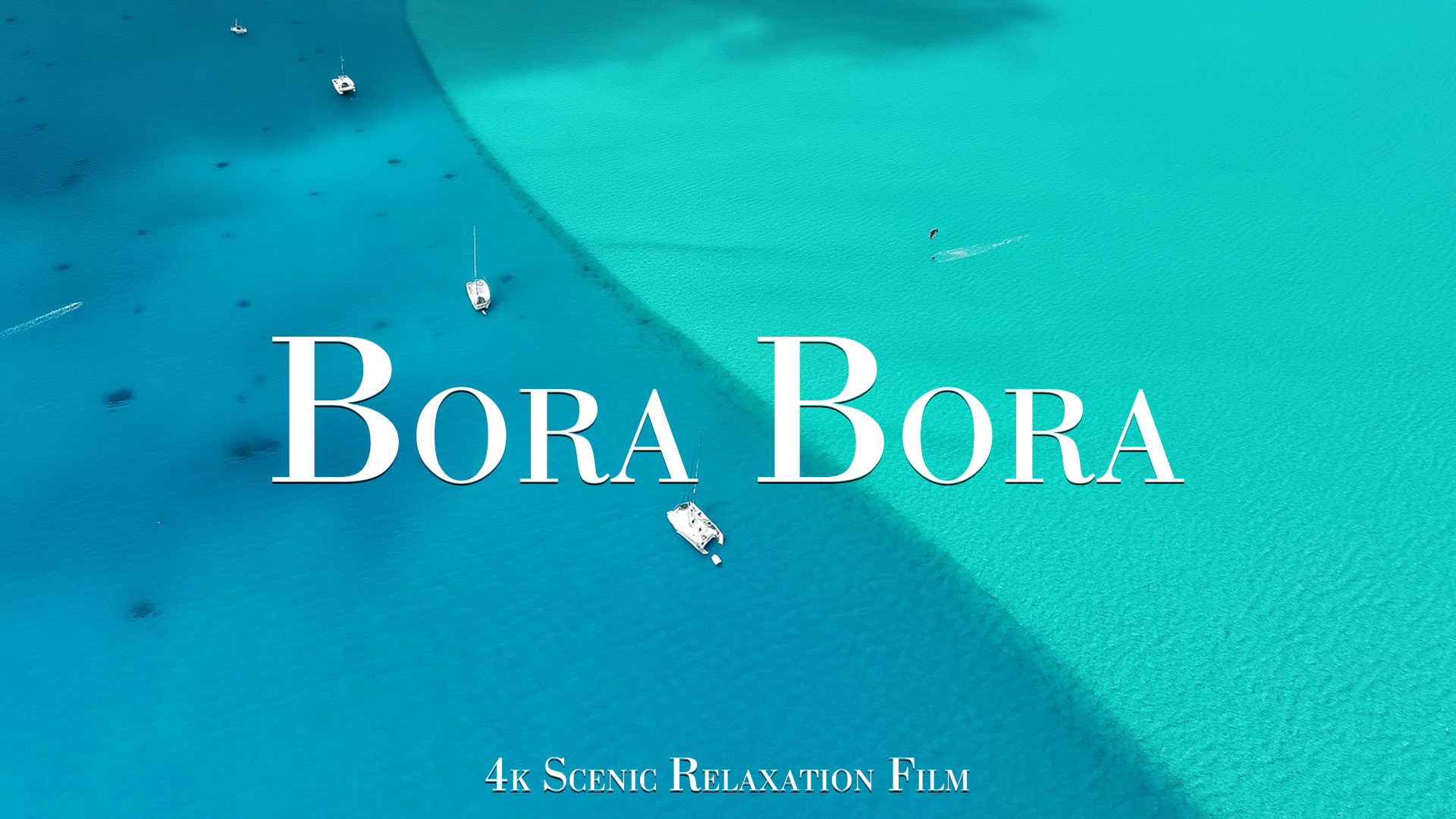 Bora Boras Ozeanblau aus der Luft – 4K Drohnenaufnahmen