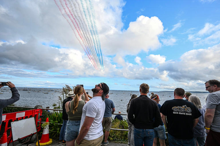 Red Arrows' bank holiday flight path revealed
