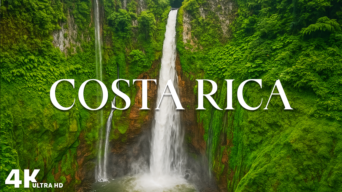 Moldeada por la naturaleza: la geografía de Costa Rica en 4K