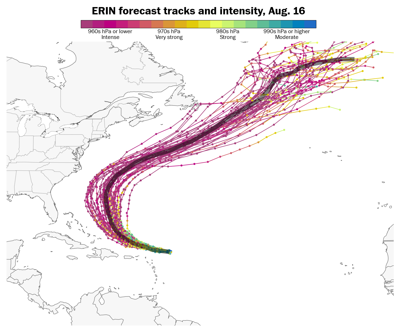 Erin rapidly intensifies into a major hurricane. See its path from here.