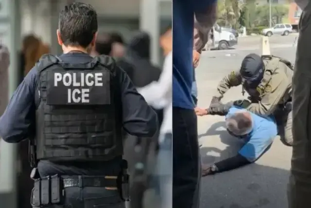 La brutal redada de ICE con agentes enmascarados en California ...
