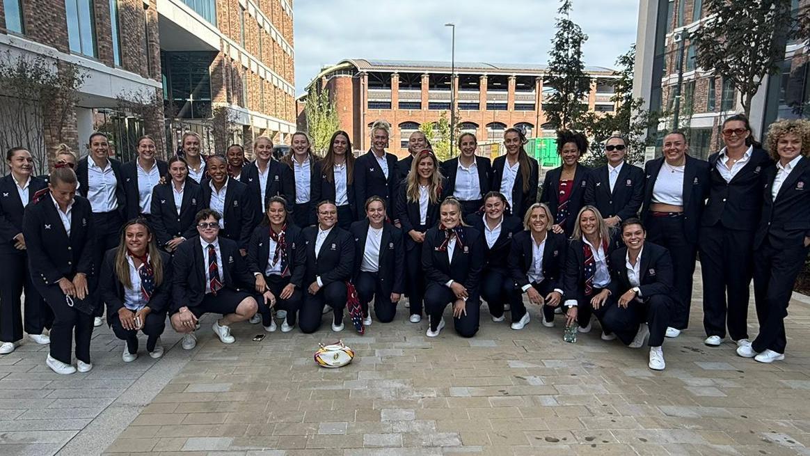Team USA arrive for World Cup match with England