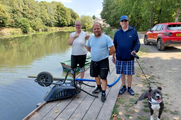Heroic angling trio save prized fish stock from peril at city pond