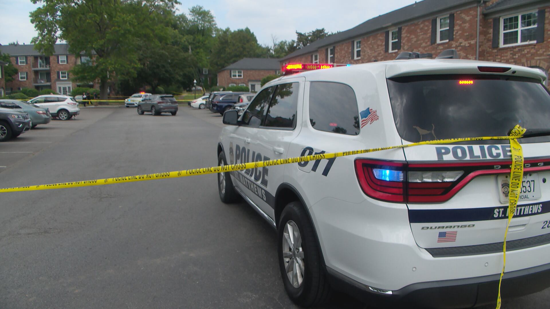 1 in hospital after being shot multiple times at St. Matthews apartment ...