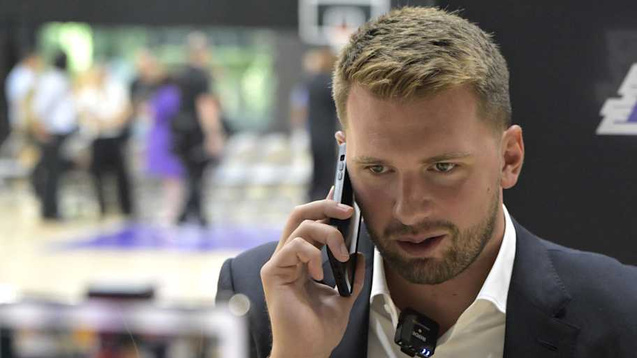 Luka Dončić Leaves Slovenia International Game After Scary Collision ...