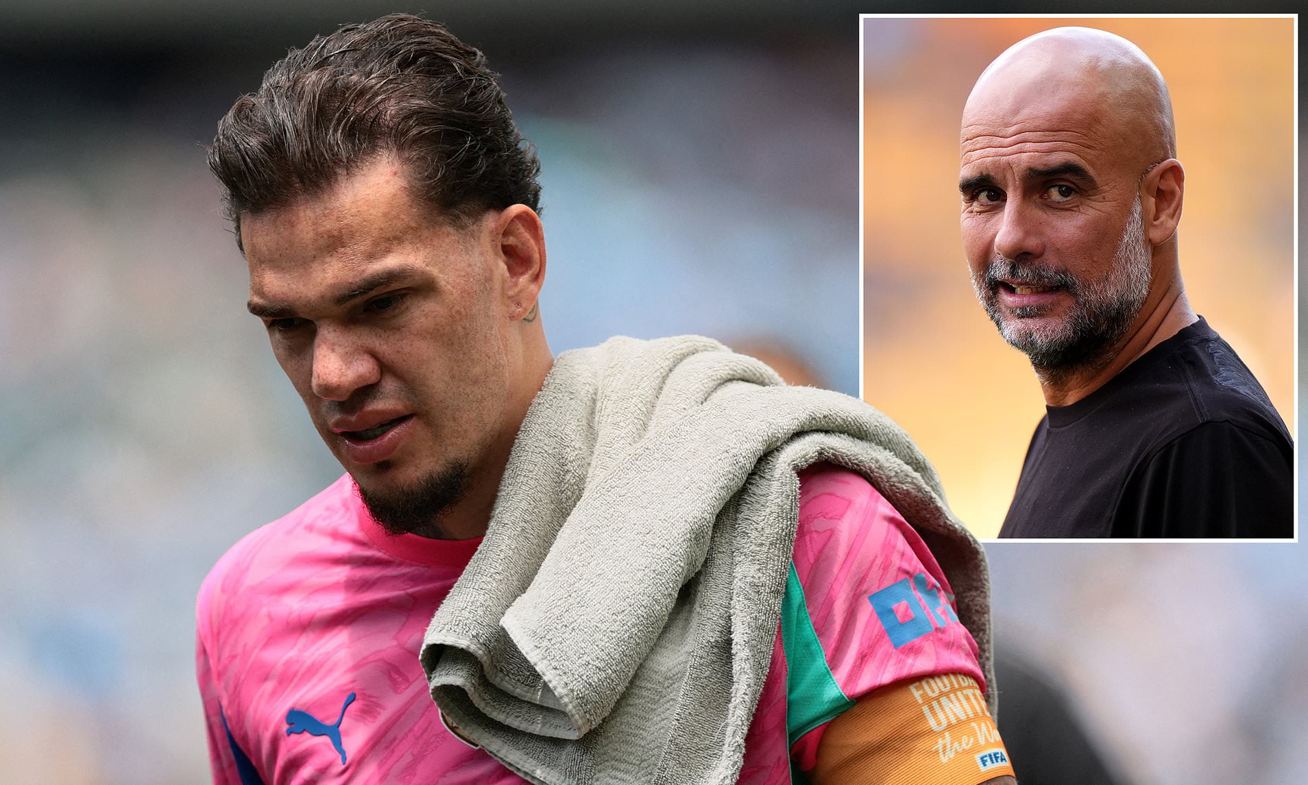 Ederson LEFT OUT of Man City squad to face Wolves amid transfer speculation