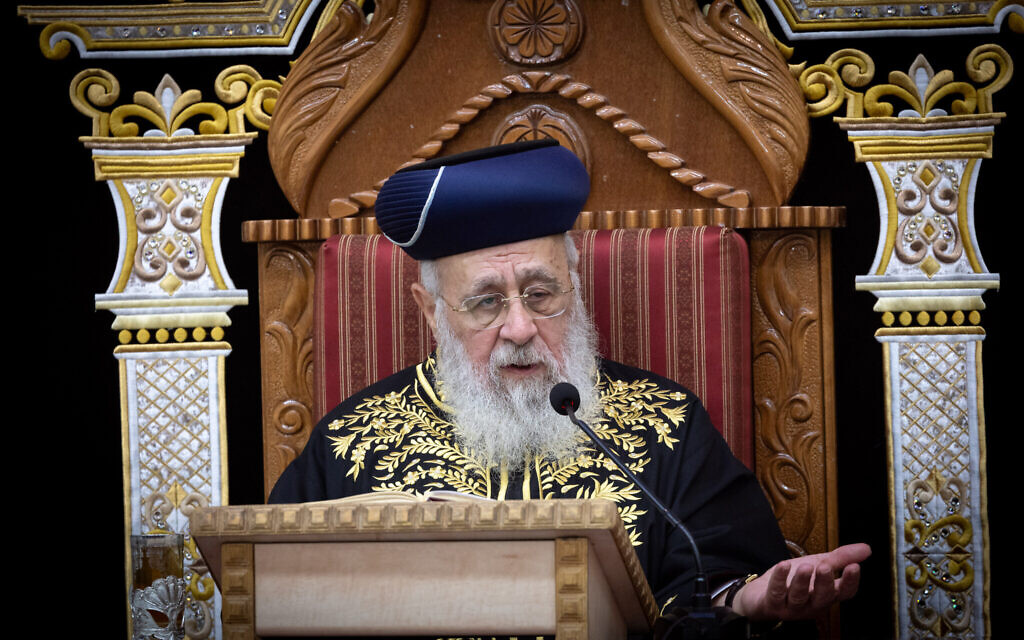 Former chief rabbi calls father of slain soldier a ‘heretic’ for ...
