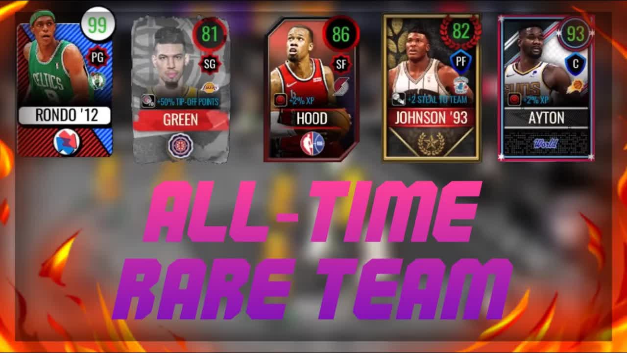 INSANELY UNDERRATED! ALL TIME RARE TEAM GAMEPLAY IN NBA LIVE MOBILE 20!!!