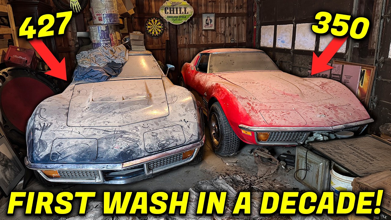 Transforming a Corvette after decades of neglect in a barn