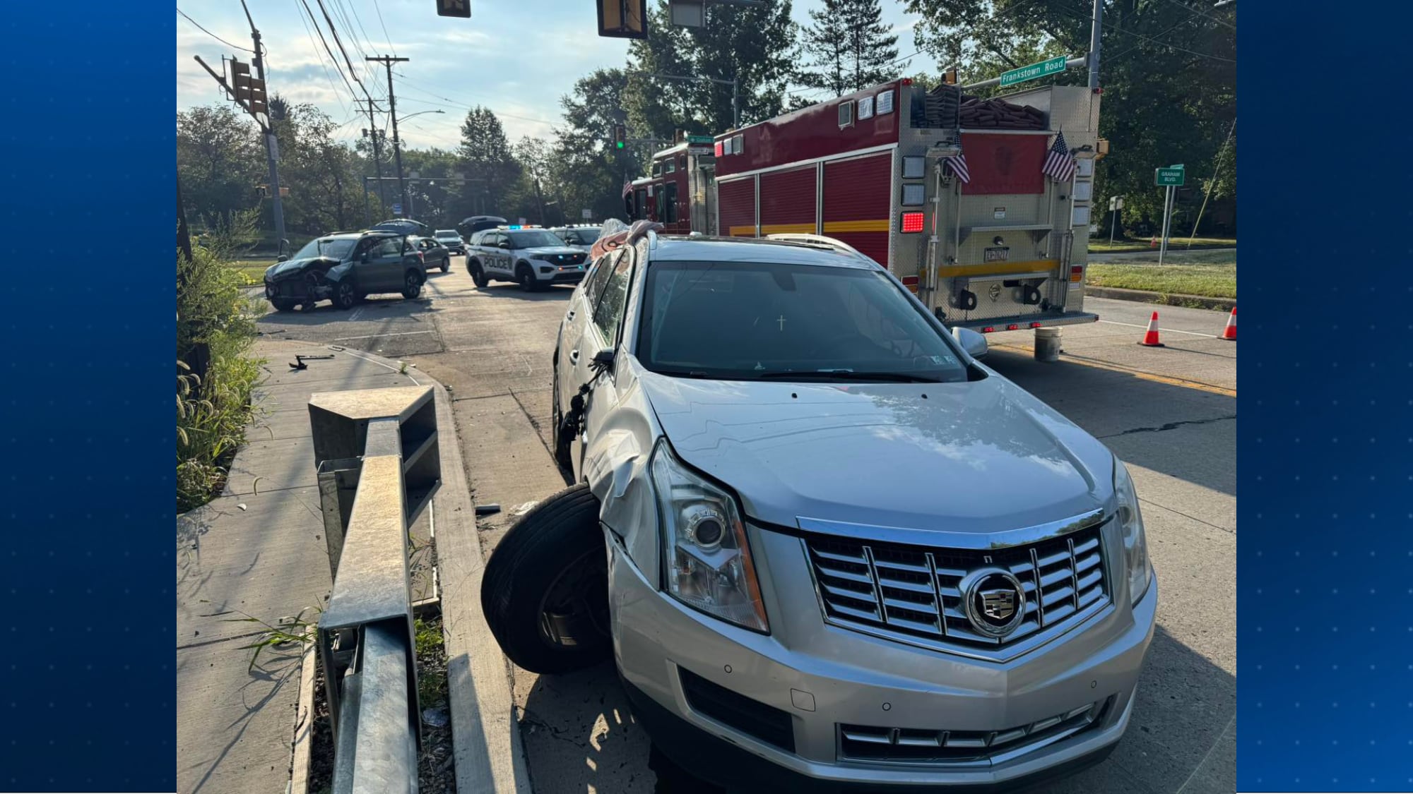 2-vehicle crash in Penn Hills sends 1 driver to the hospital
