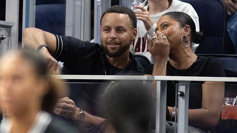 Ayesha Curry shows baby Cai already following in Steph’s footsteps with ...
