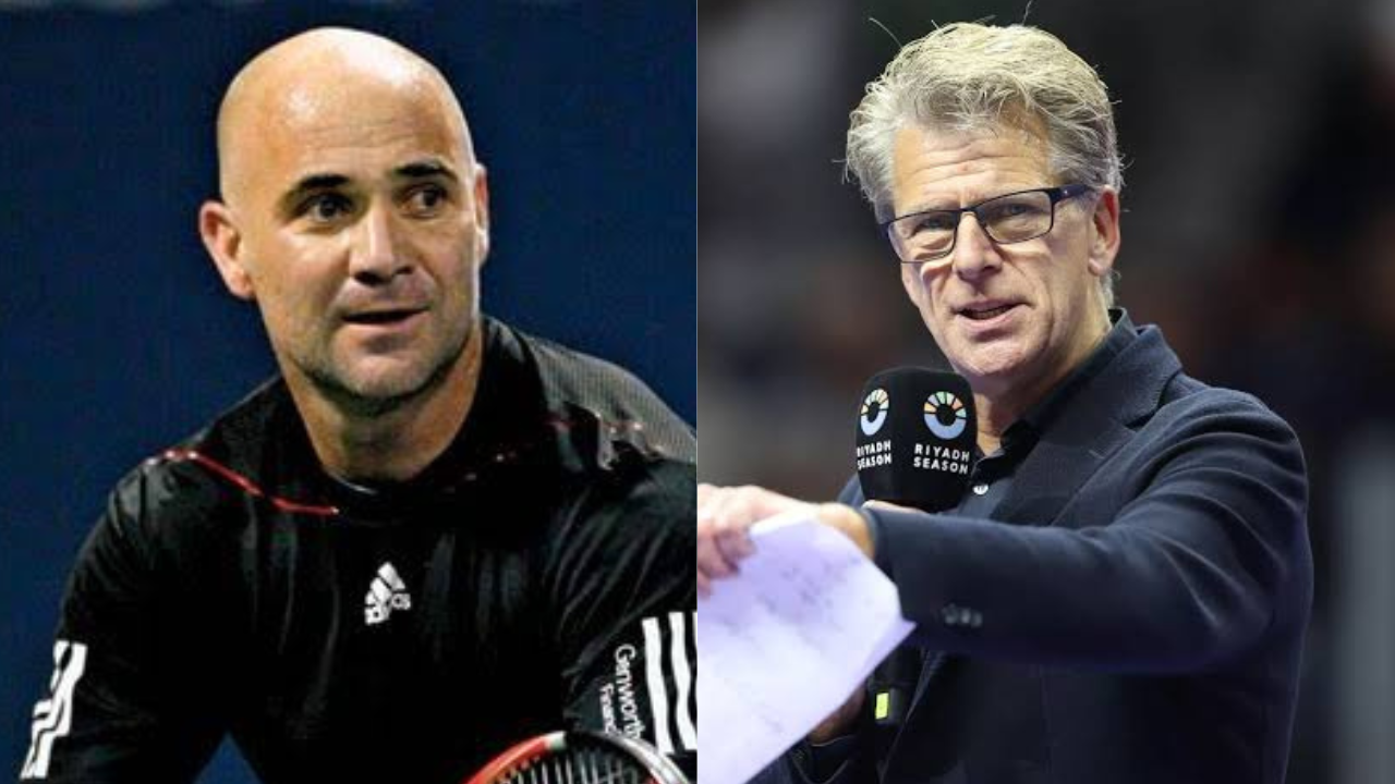 Andrew Castle fires back at Andre Agassi after tense Wimbledon ...