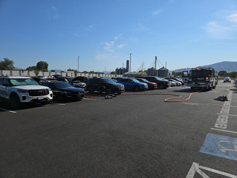 Investigation underway after 5 vehicles damaged in Garland parking lot fire