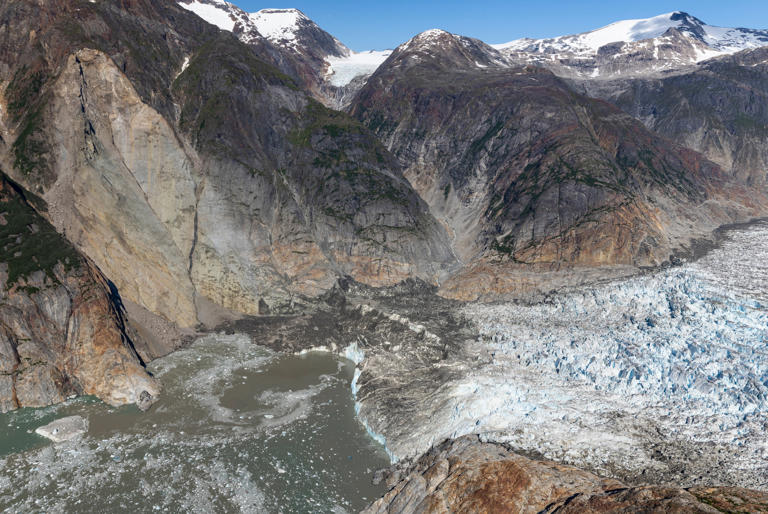 Photos show aftermath of last week’s large landslide, tsunami in ...