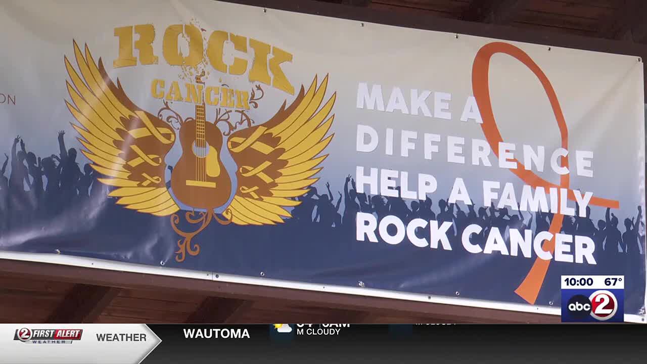 ‘Rock Cancer’ battles severe weather to raise money for local families