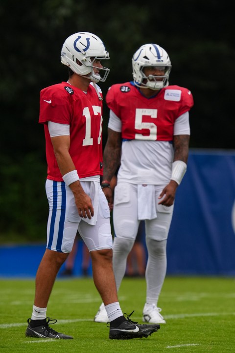 Colts’ Shane Steichen ‘very close’ to deciding on starting QB