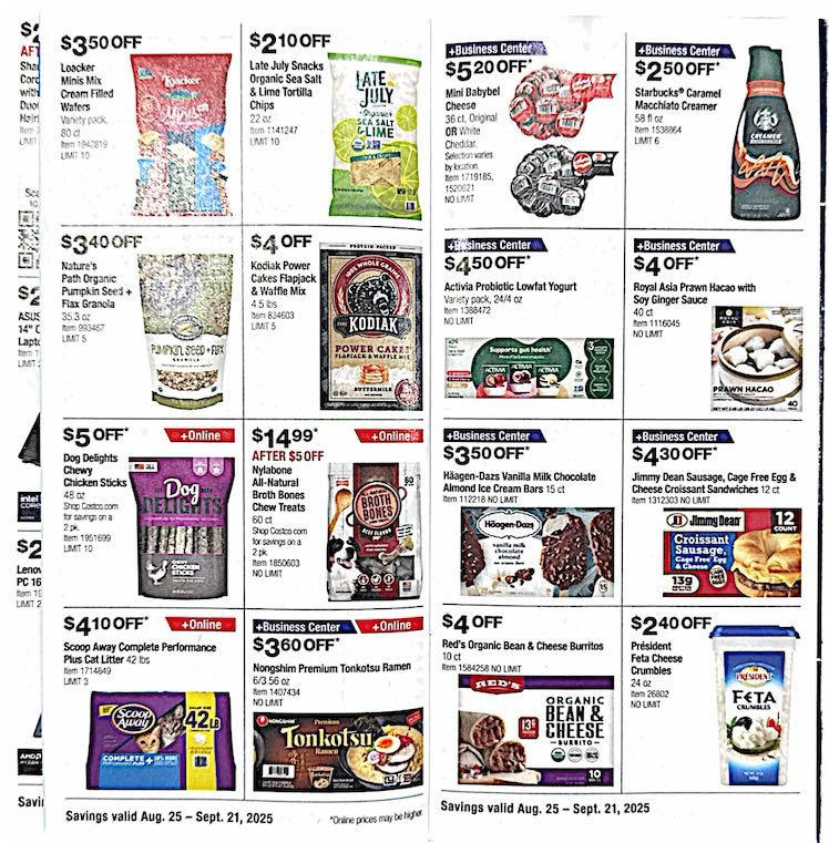 Costco Coupon Book September 2025