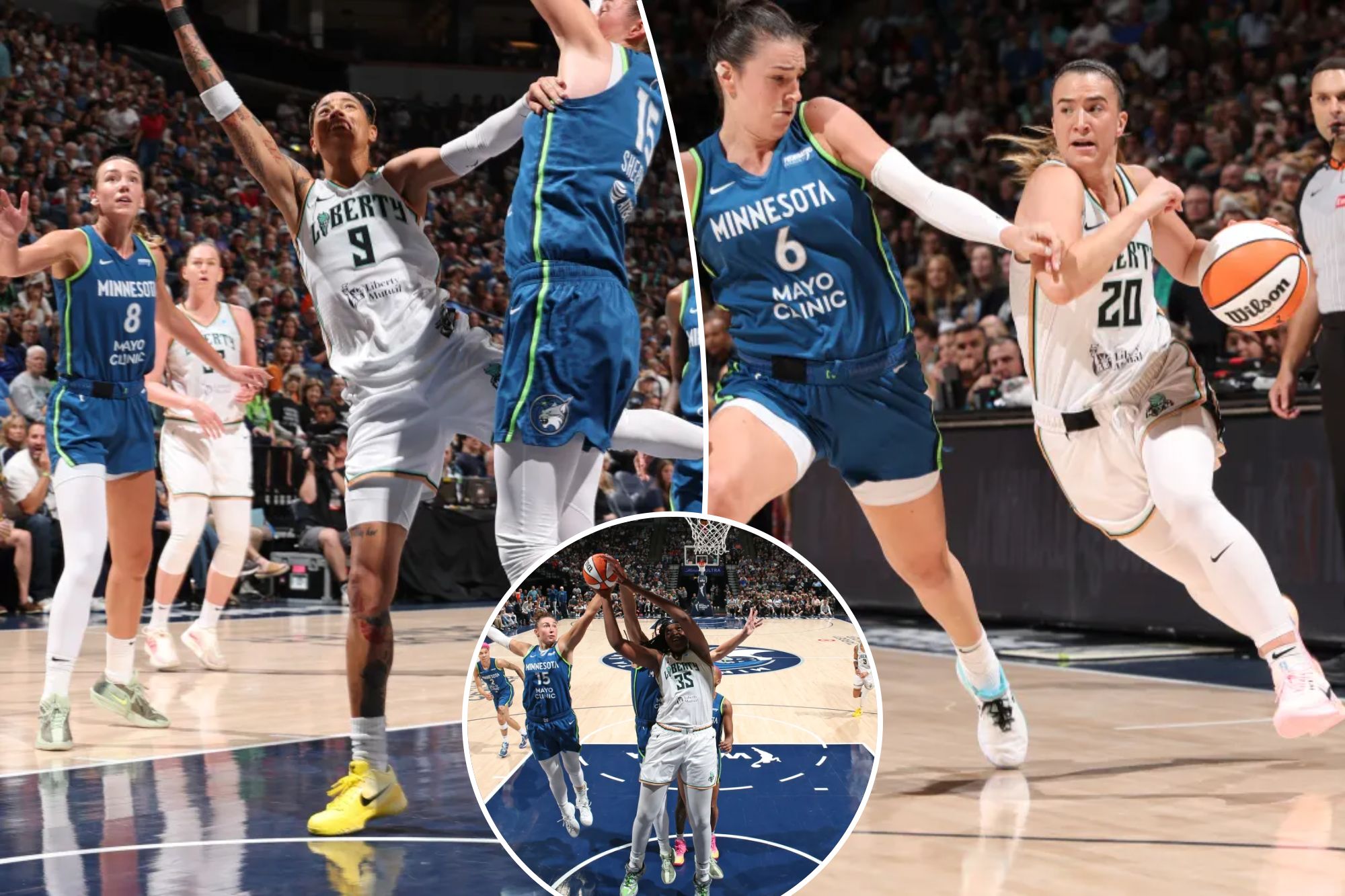 Liberty fall just short in latest rematch against Lynx to close road ...