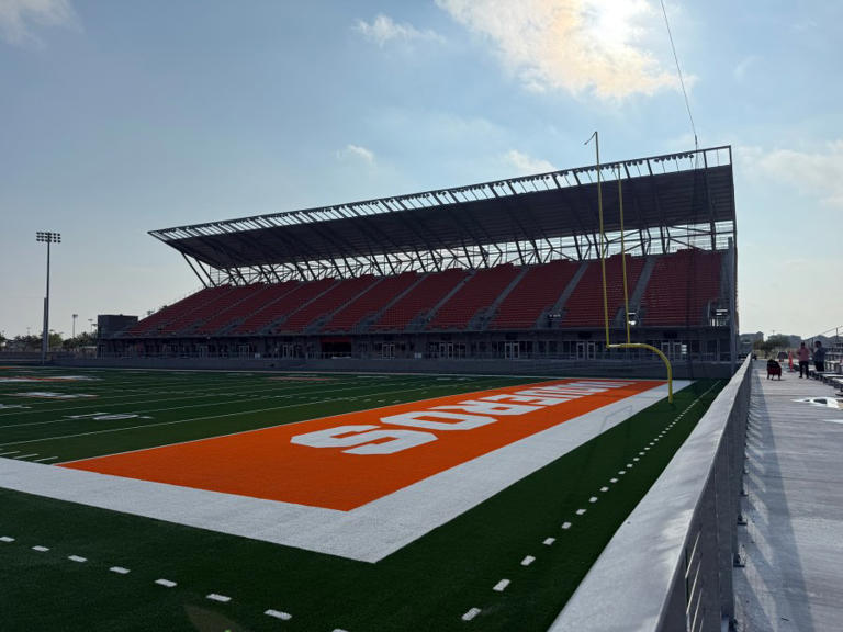 UTRGV Athletics give first look of Robert and Janet Vackar Stadium
